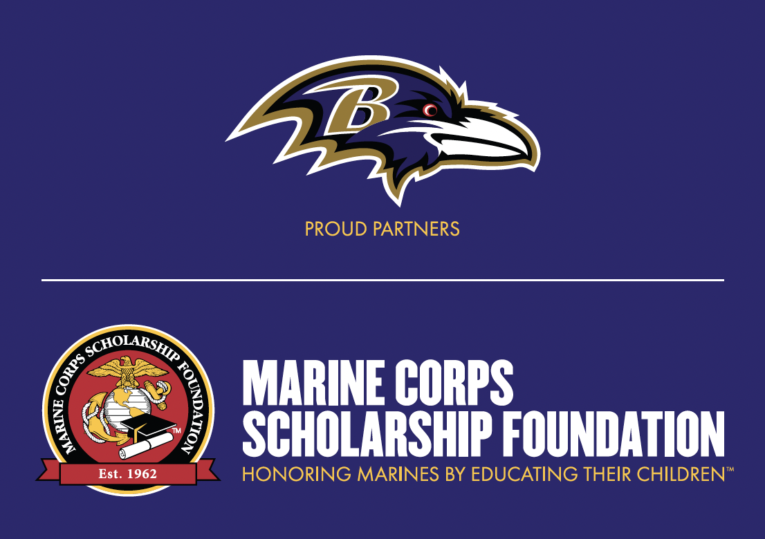 Marine Corps Scholarship Foundation Partners with the Baltimore Ravens ...