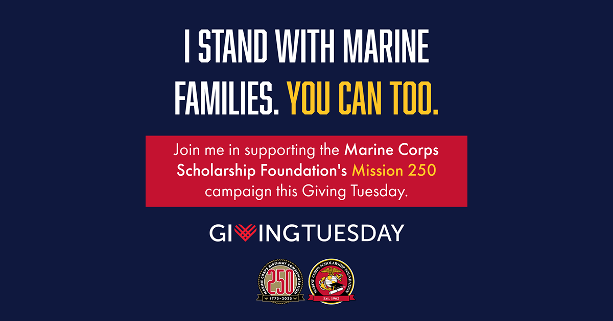 Donate to MCSF - Marine Corps Scholarship Foundation